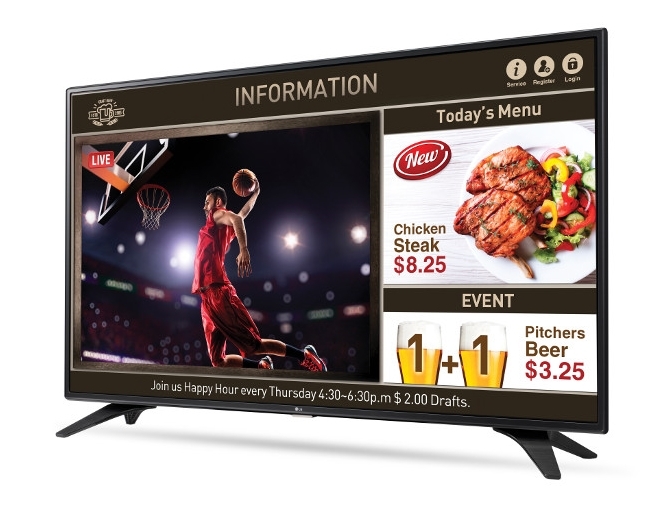 What’s on TV in Your Restaurant? – LG Business Solutions